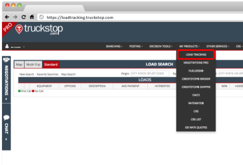 Load Tracking Broker View