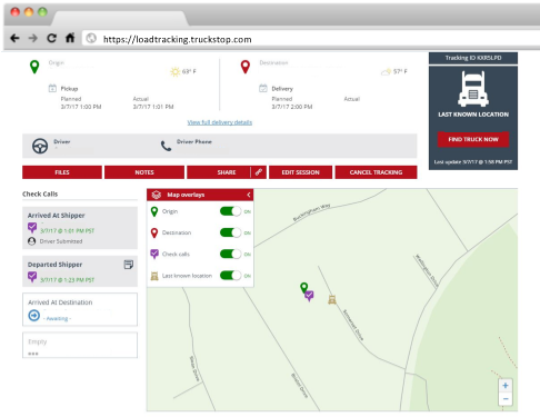 Load Tracking Broker View