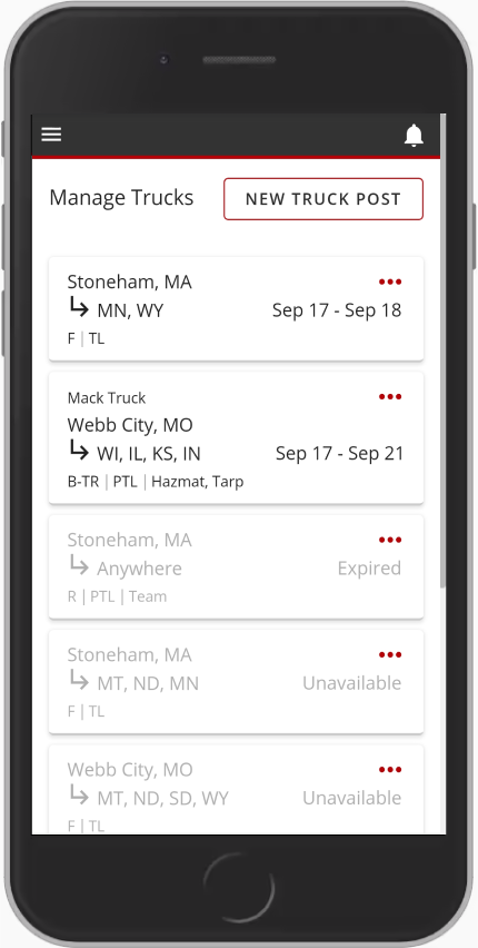 Truck Post - Mobile Friendly View