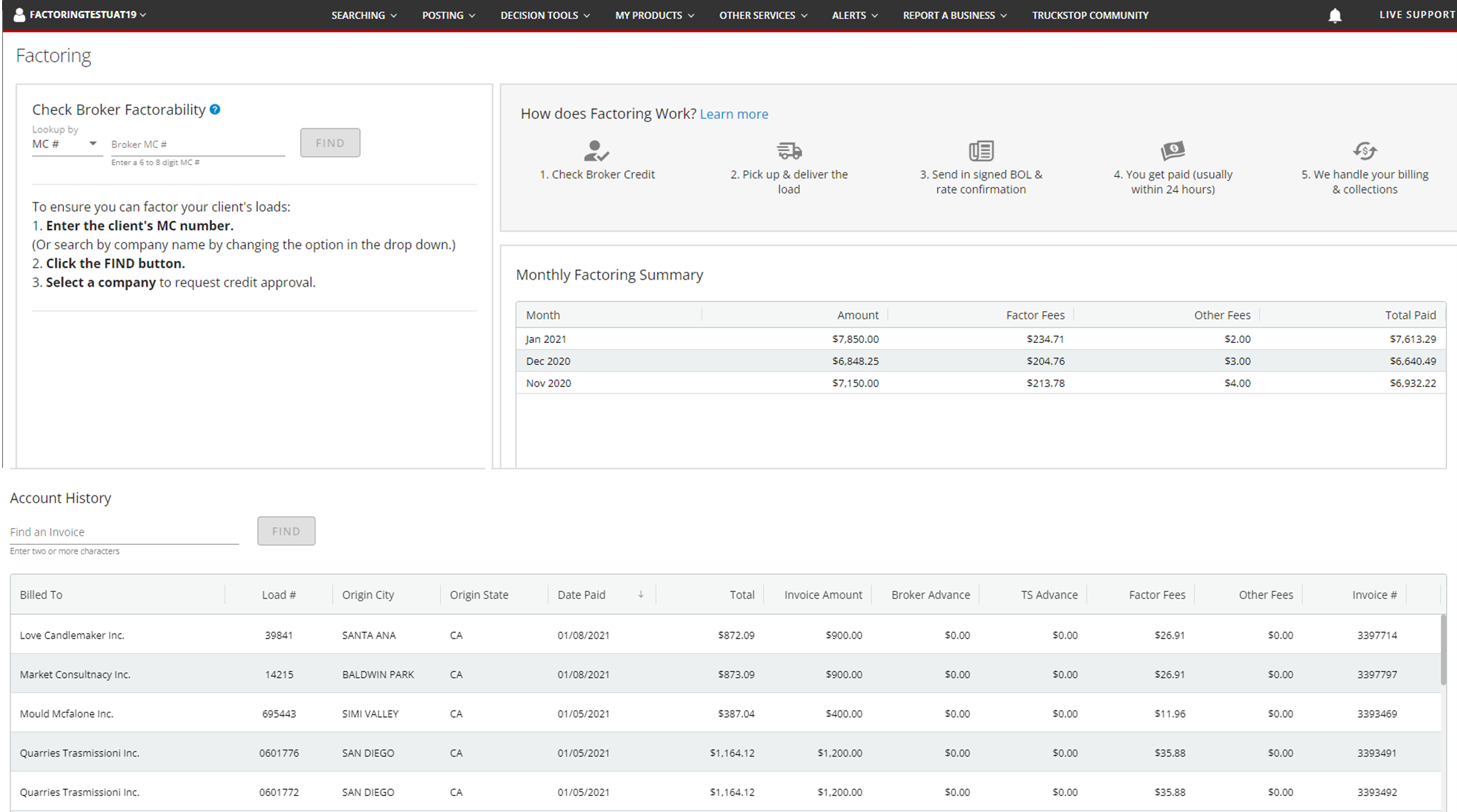 Factoring Web Portal, Mobile, and SSO Migration FAQs