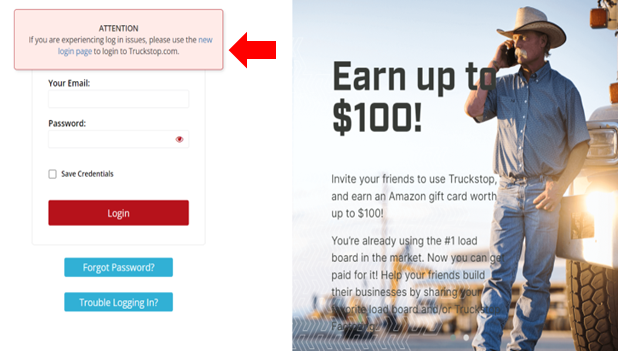 How to Log In if you Receive an Error Message