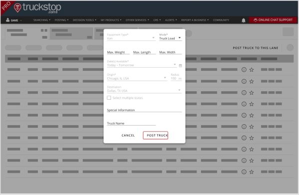New Truck Post: to Current Search