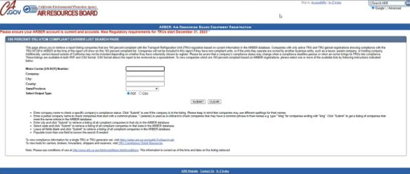 California Air Resource Board (CARB)