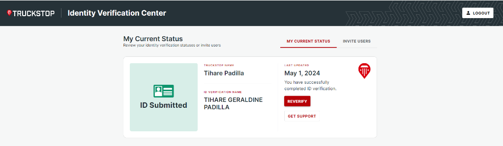 ID Verification Center for Carriers